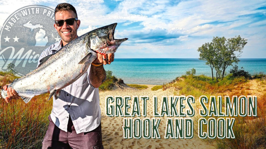Great Lakes King Salmon Hook and Cook | Live Fire Republic
